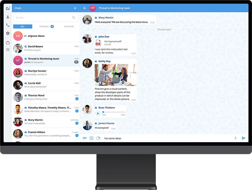 Download eXpress and use it in any format you prefer