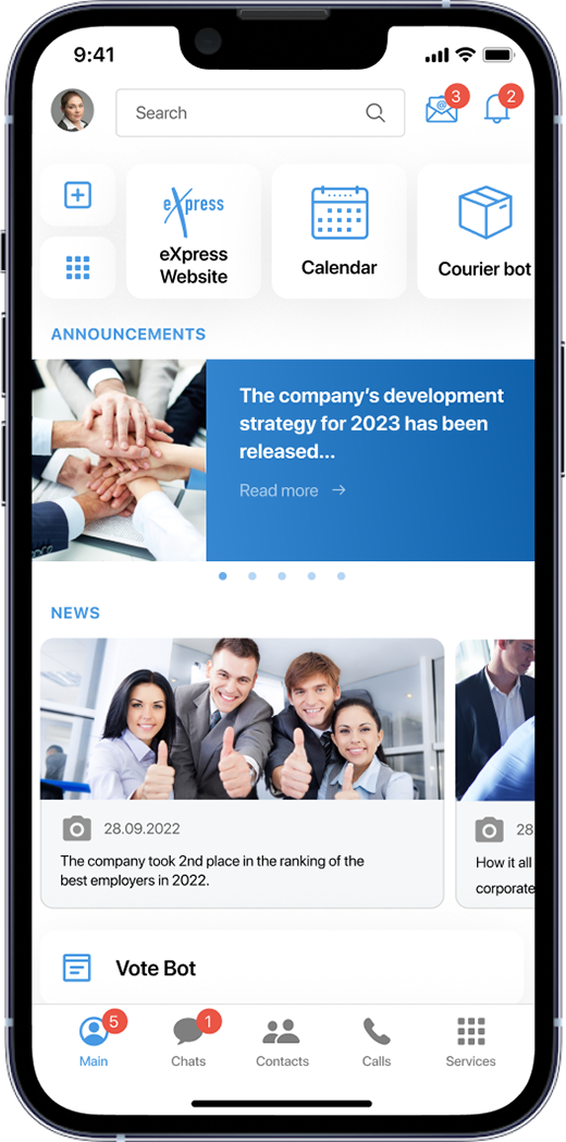 eXpress corporate messenger - secure your communications